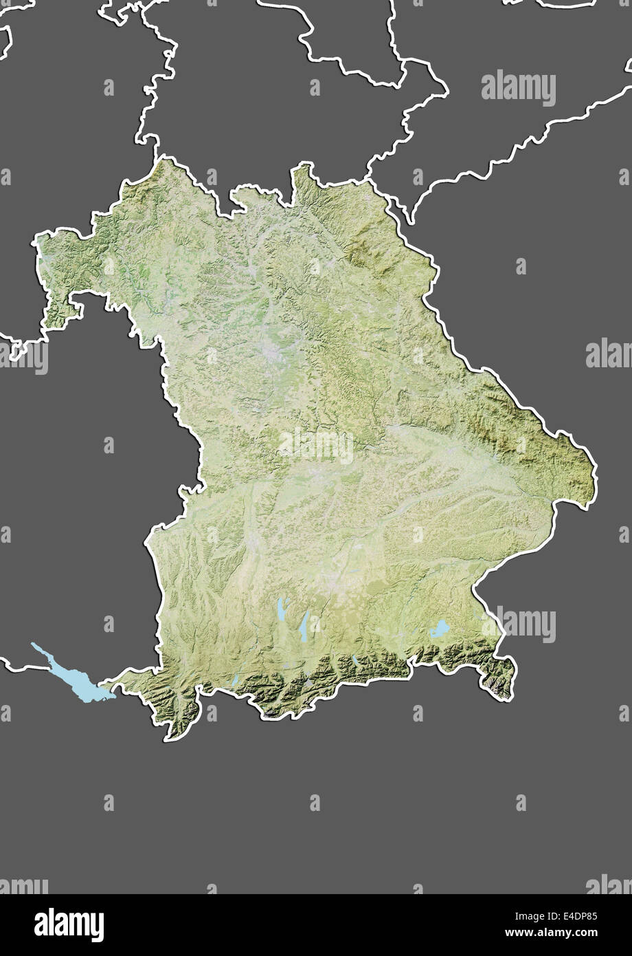 Bavaria map Banque de photographies et d’images à haute résolution - Alamy