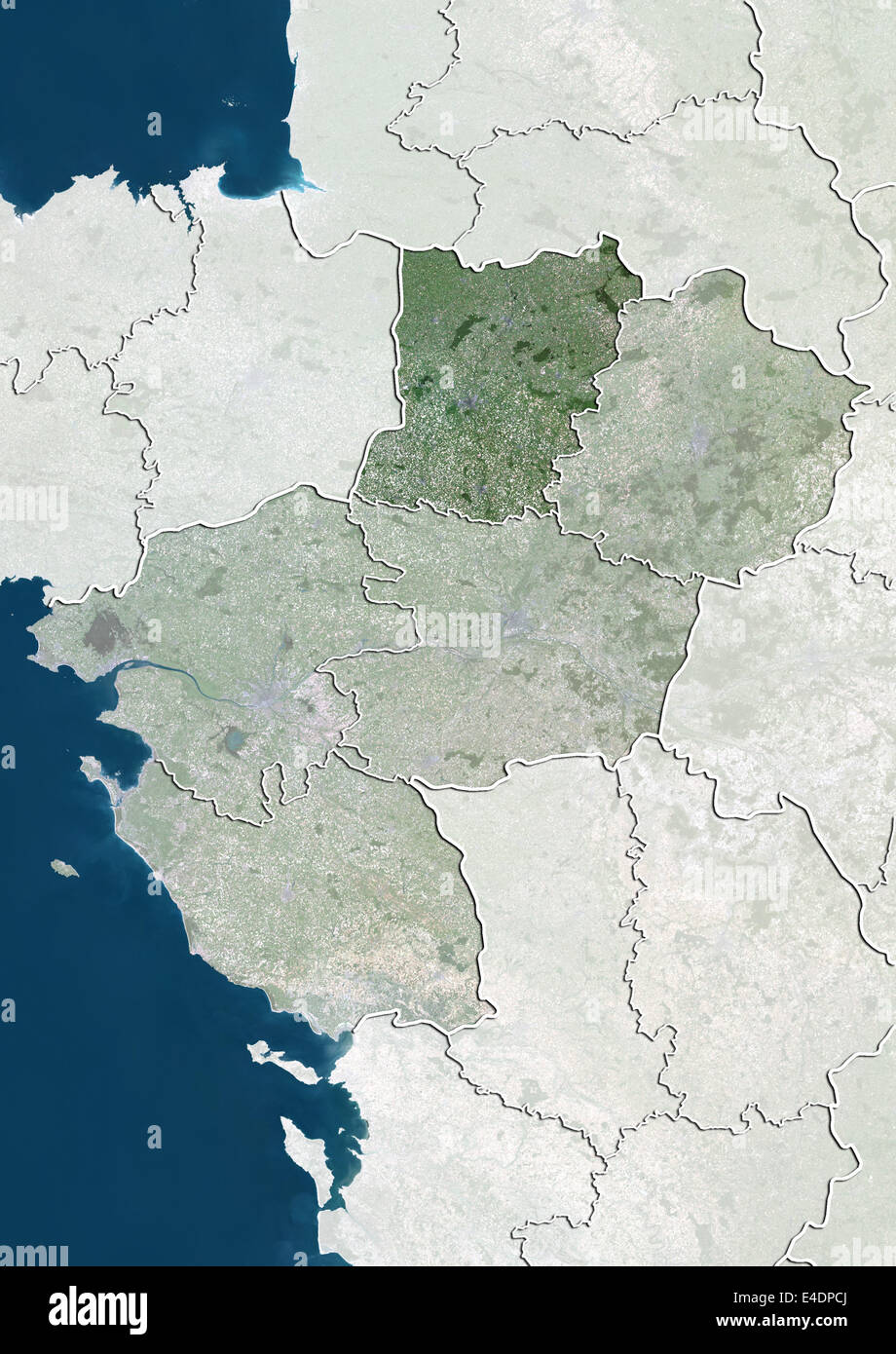 Mayenne map Banque de photographies et d’images à haute résolution - Alamy