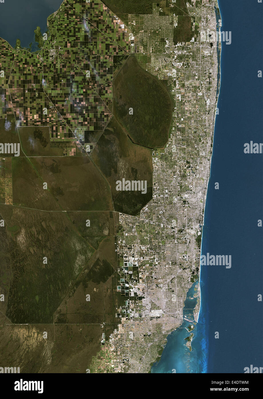 Miami map Banque de photographies et d’images à haute résolution - Alamy