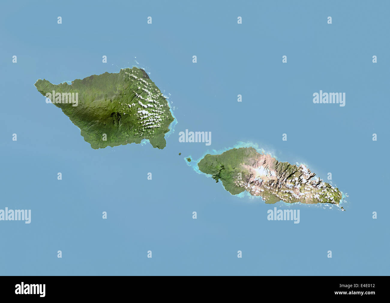 Carte des samoa Banque de photographies et d’images à haute résolution ...