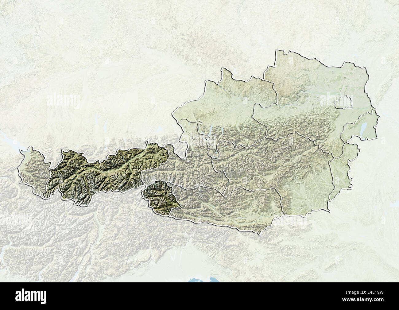 Carte du tyrol Banque de photographies et d’images à haute résolution ...