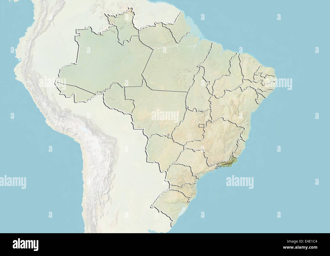Carte de rio de janeiro Banque de photographies et d’images à haute ...
