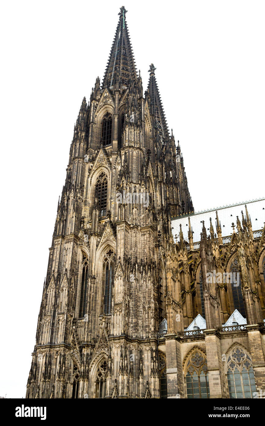 Flèche de la cathédrale de cologne Banque de photographies et d’images ...