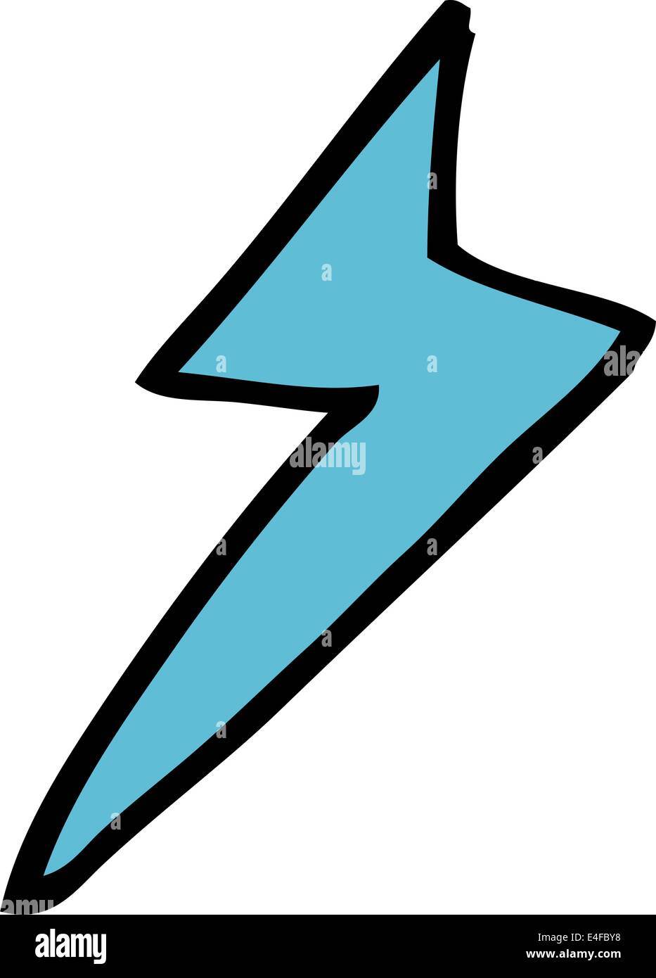 Cartoon symbole éclair Image Vectorielle Stock - Alamy