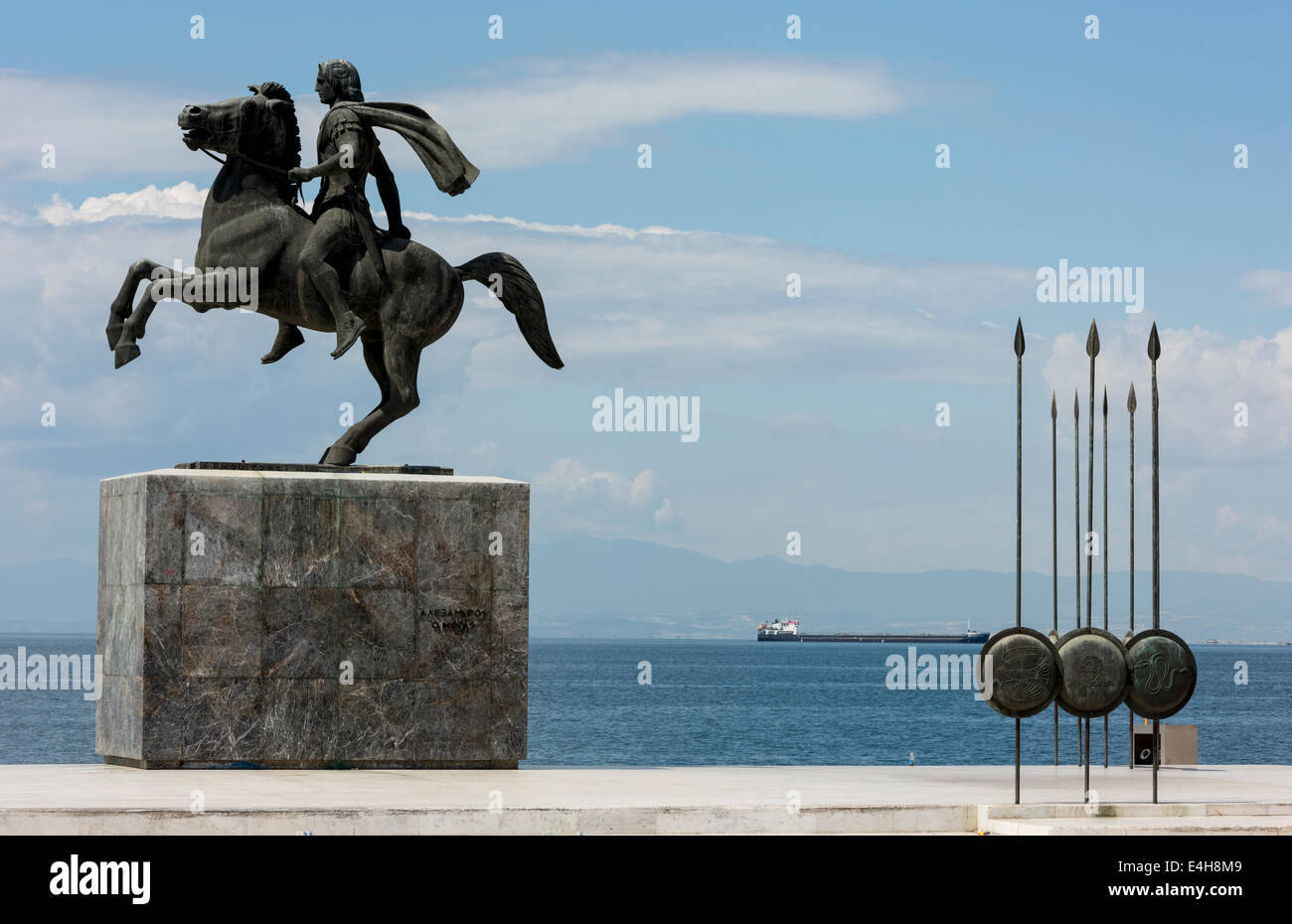 Thessalonique Alexandre Le Grand Monument Banque d'image et photos - Alamy