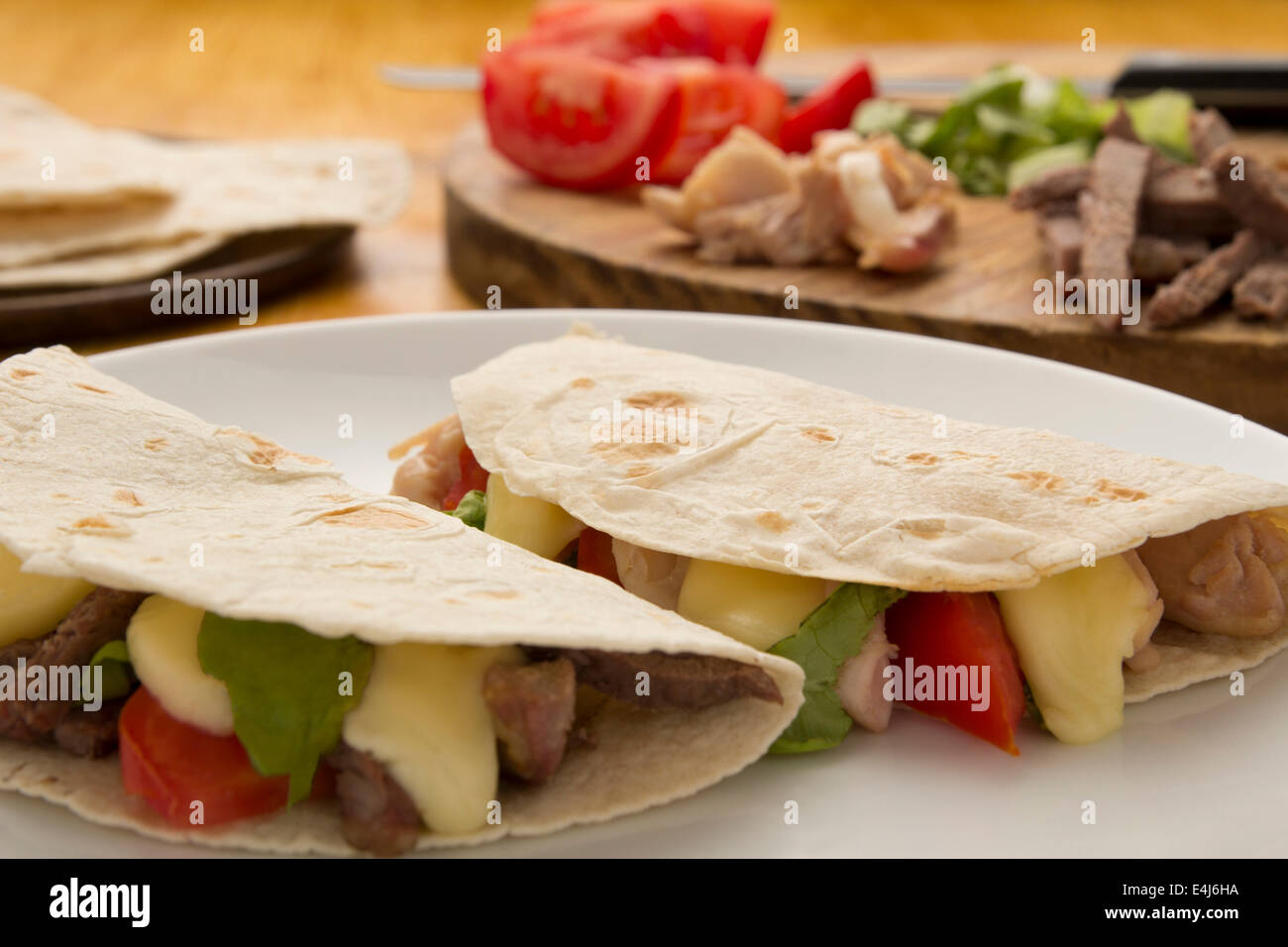 Tacos fromage Banque de photographies et d’images à haute résolution ...