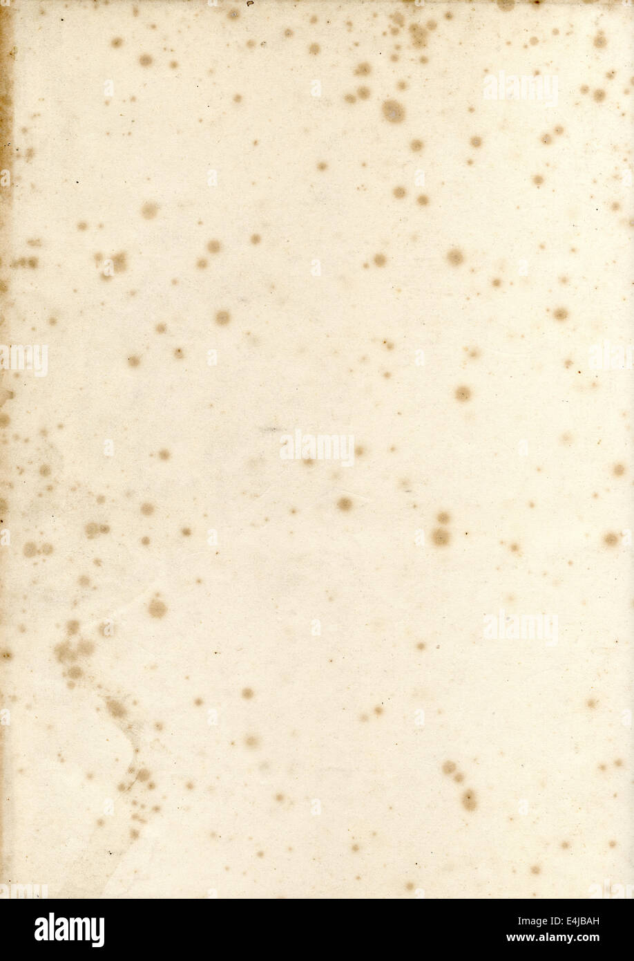 Old paper background foxing Banque de photographies et d’images à haute ...