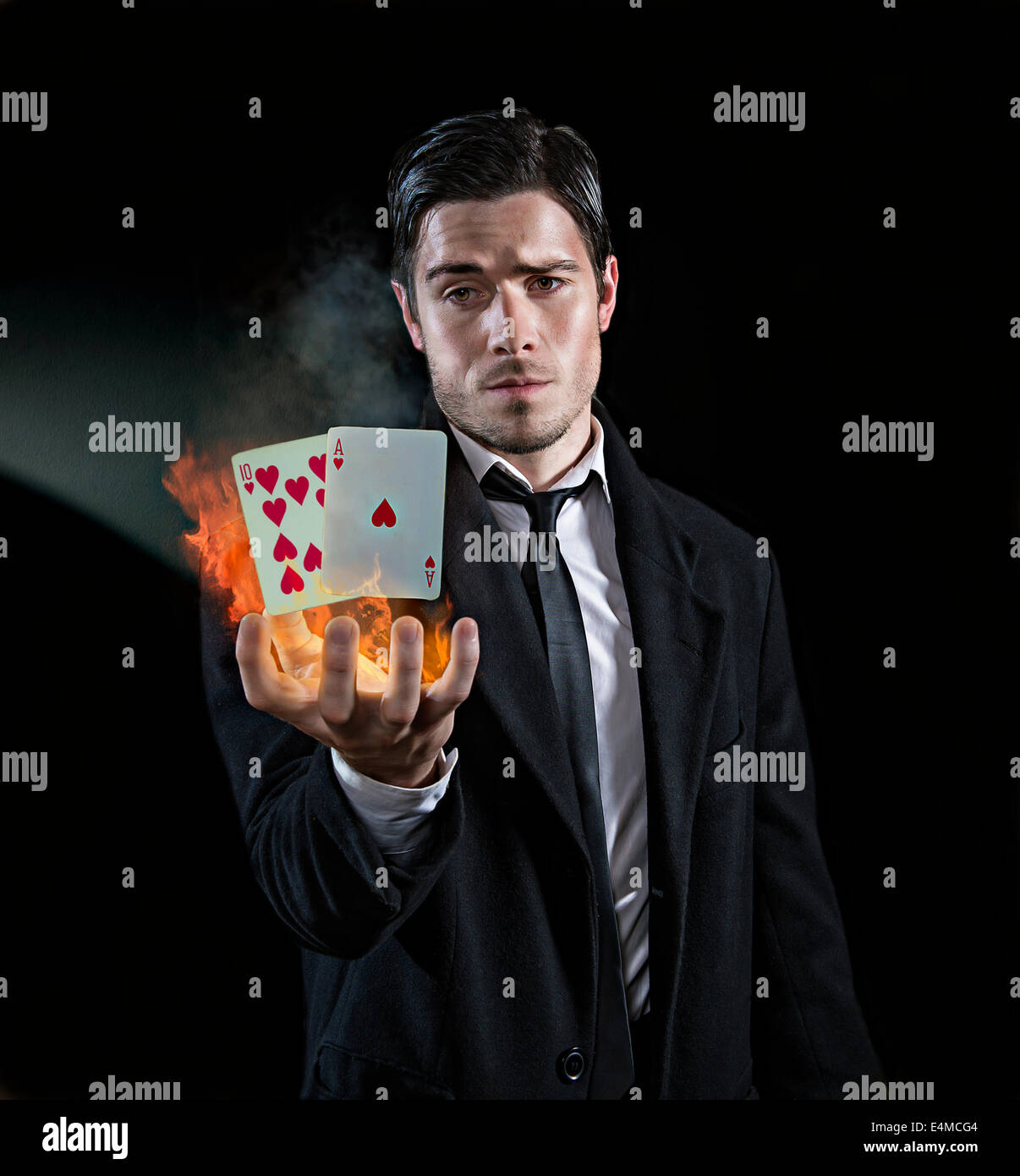 Blackjack cards Banque de photographies et d’images à haute résolution ...