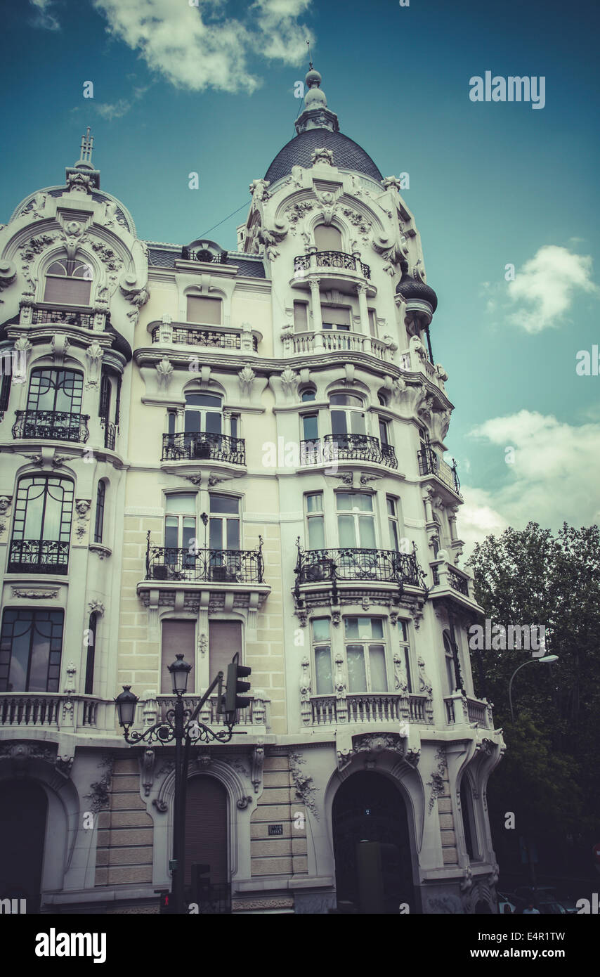 L'image de la ville de Madrid, son architecture caractéristique Photo ...