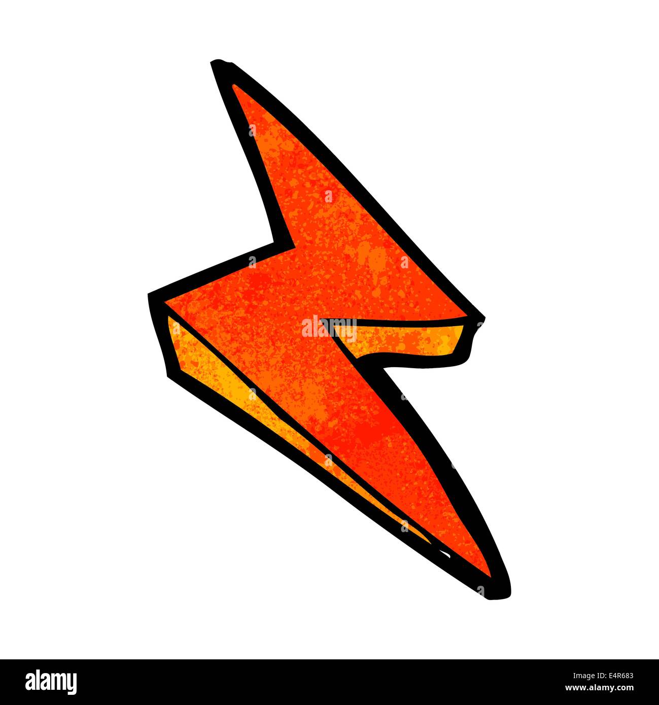 Cartoon symbole éclair Image Vectorielle Stock - Alamy