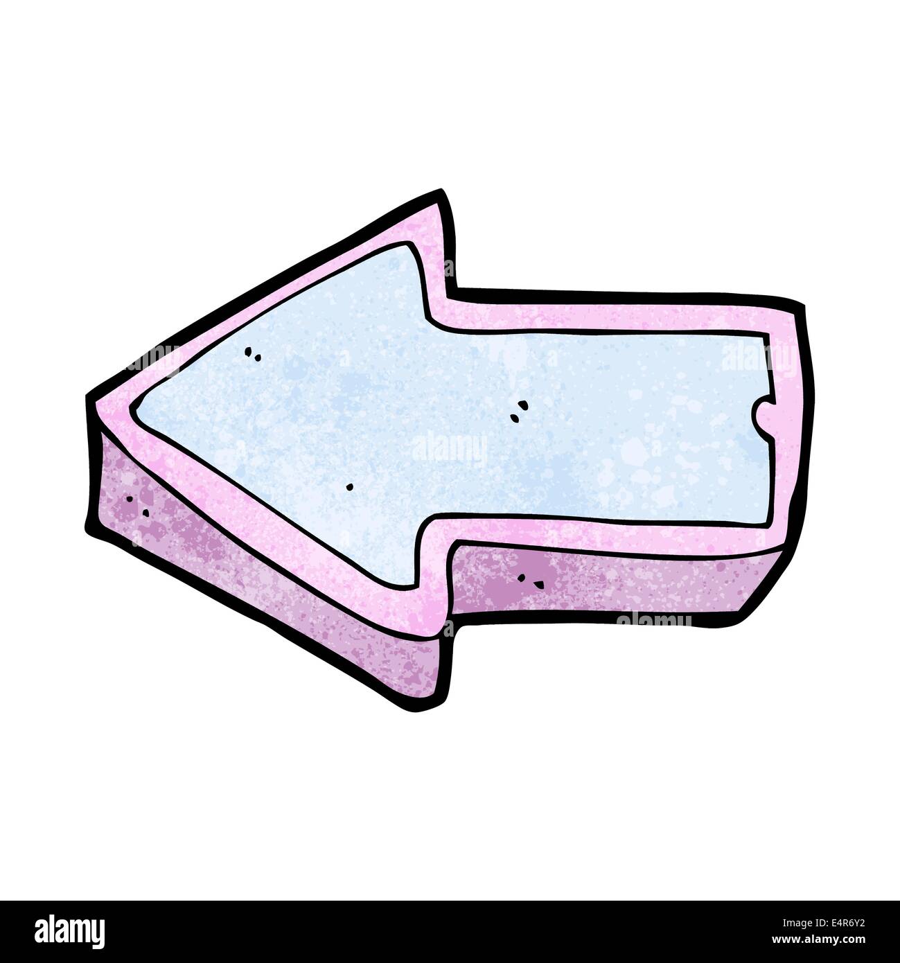 Symbole de flèche cartoon Image Vectorielle Stock - Alamy