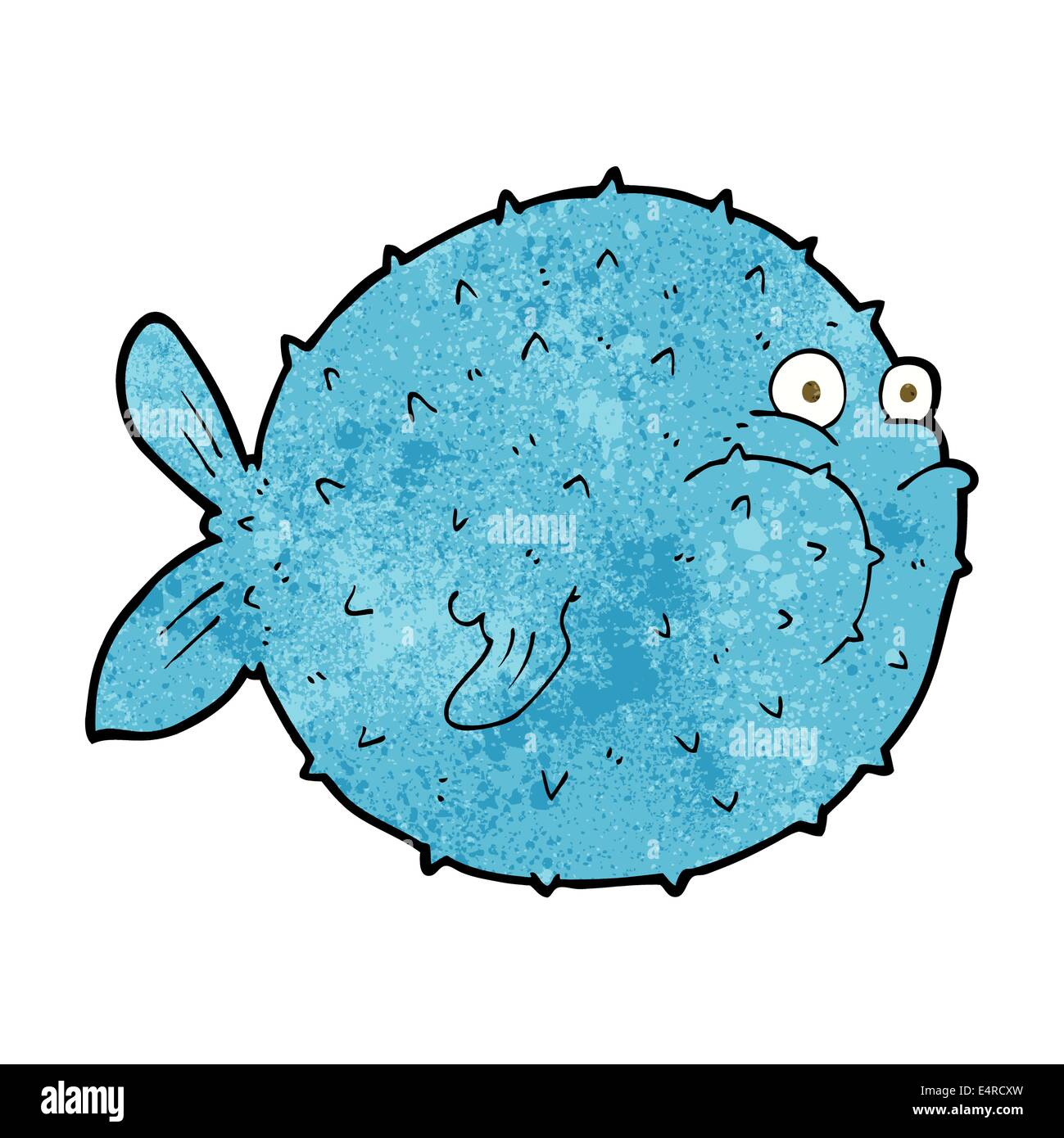 Cartoon puffer fish Banque d'images détourées - Alamy