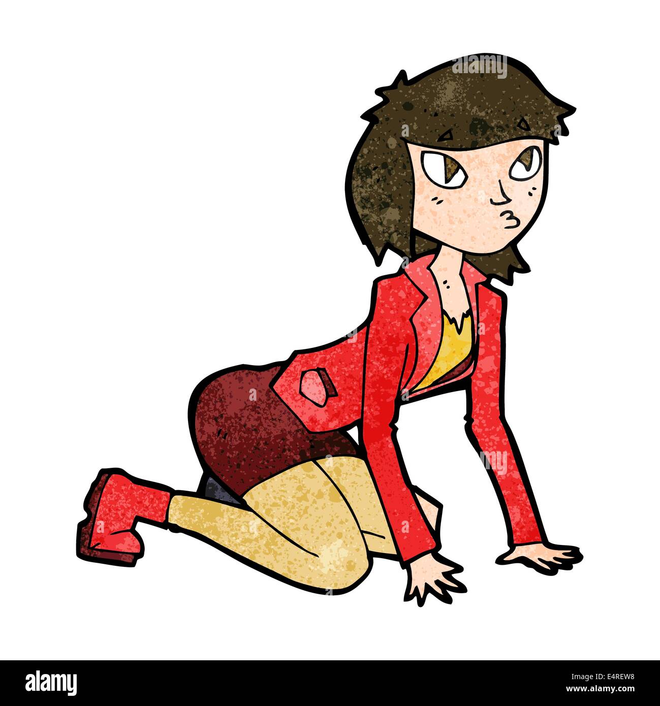 Les mains et les genoux Banque d'images vectorielles - Alamy