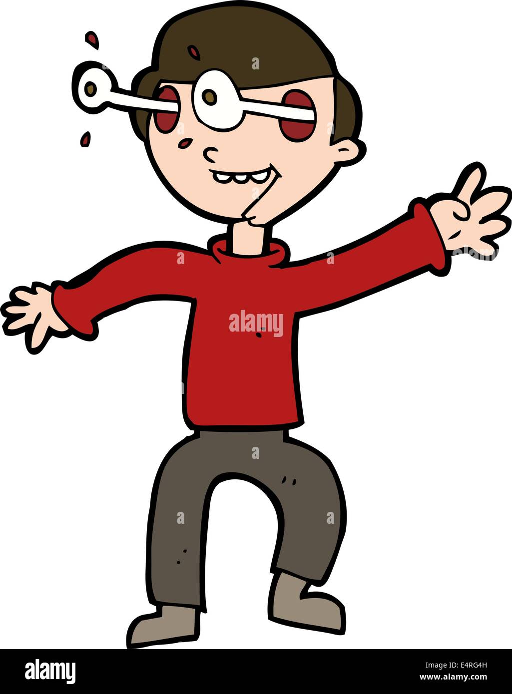 Cartoon amazed boy Banque d'images vectorielles - Page 2 - Alamy