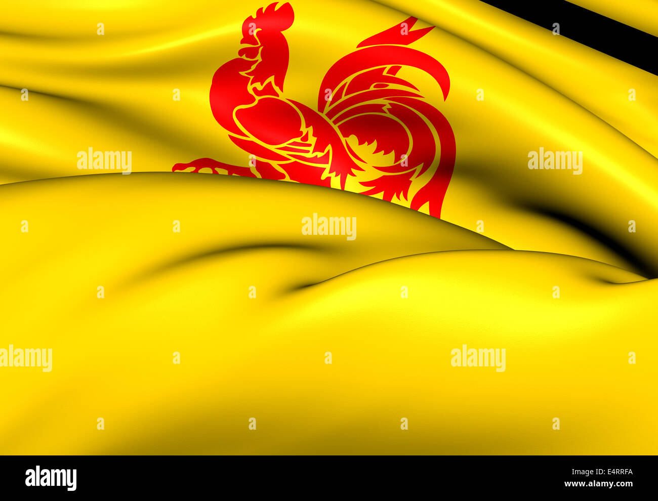 Walloon flag Banque de photographies et d’images à haute résolution - Alamy