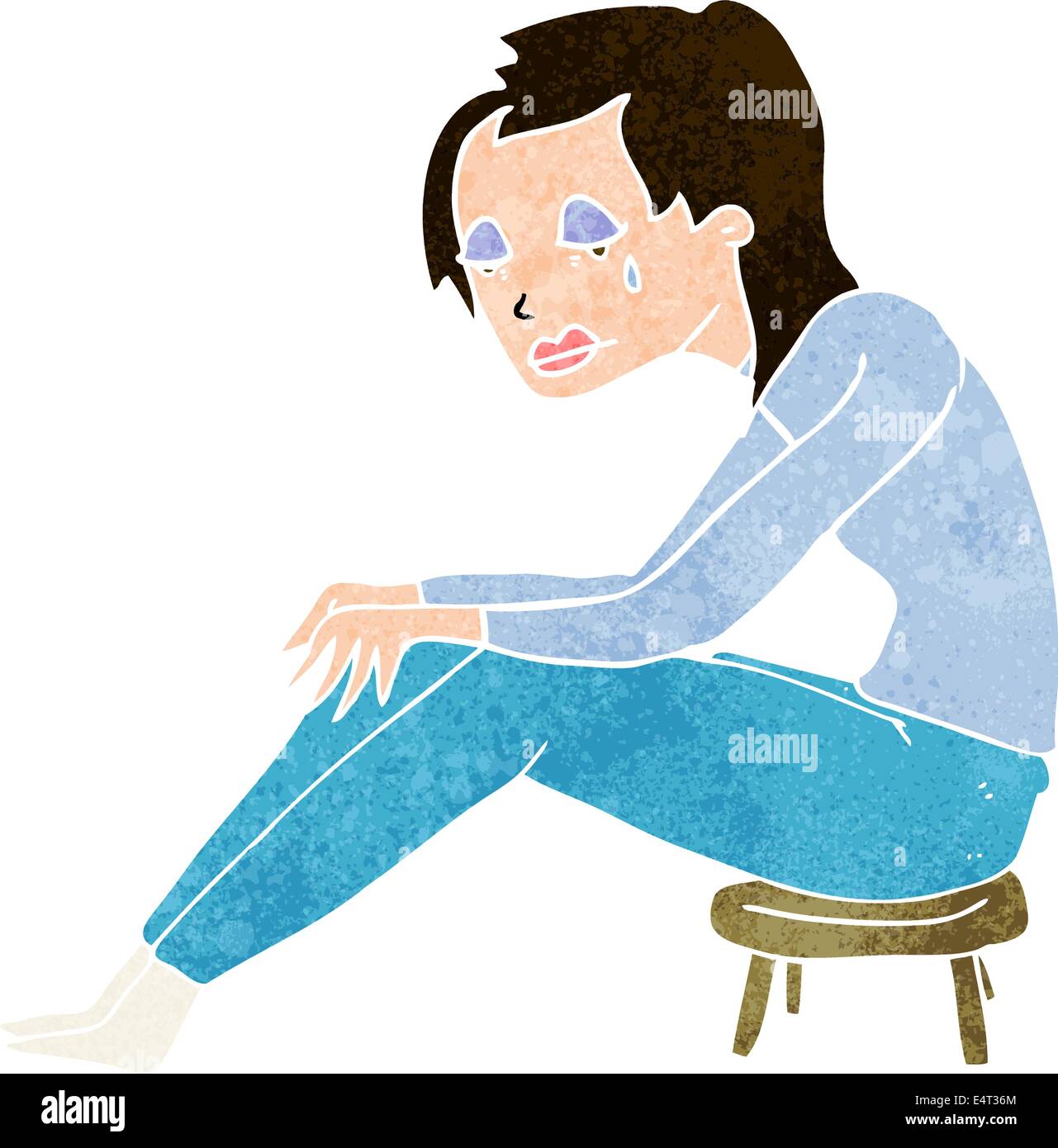 Dessin de femme qui pleure Banque d'images vectorielles - Page 2 - Alamy