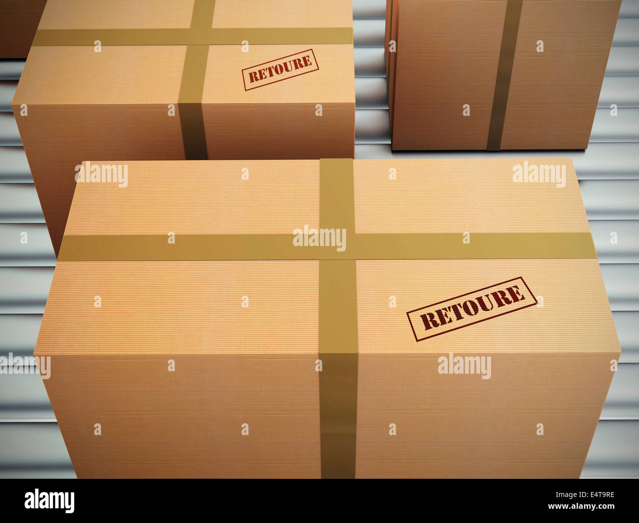 Retour du colis Banque de photographies et d’images à haute résolution ...