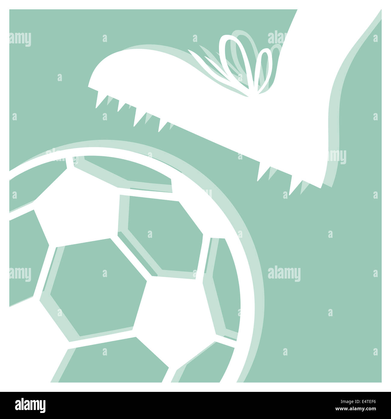 Pictogramme de football Photo Stock - Alamy