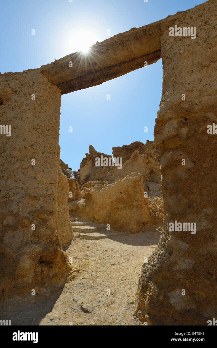 Forteresse de Shali (Schali), vieille ville de Siwa, l'oasis de Siwa ...
