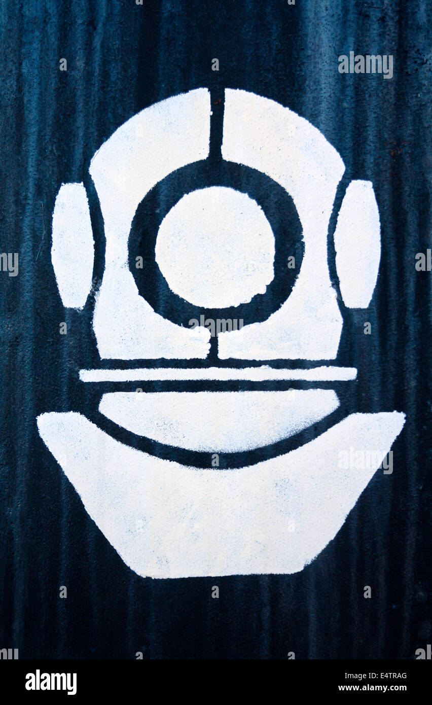 Un symbole de plongeur industriel Banque de photographies et d’images à ...