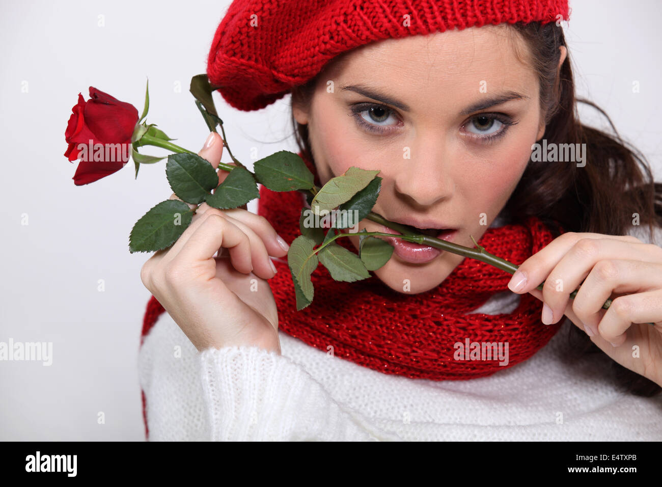 Rose dans la bouche Banque de photographies et d’images à haute ...