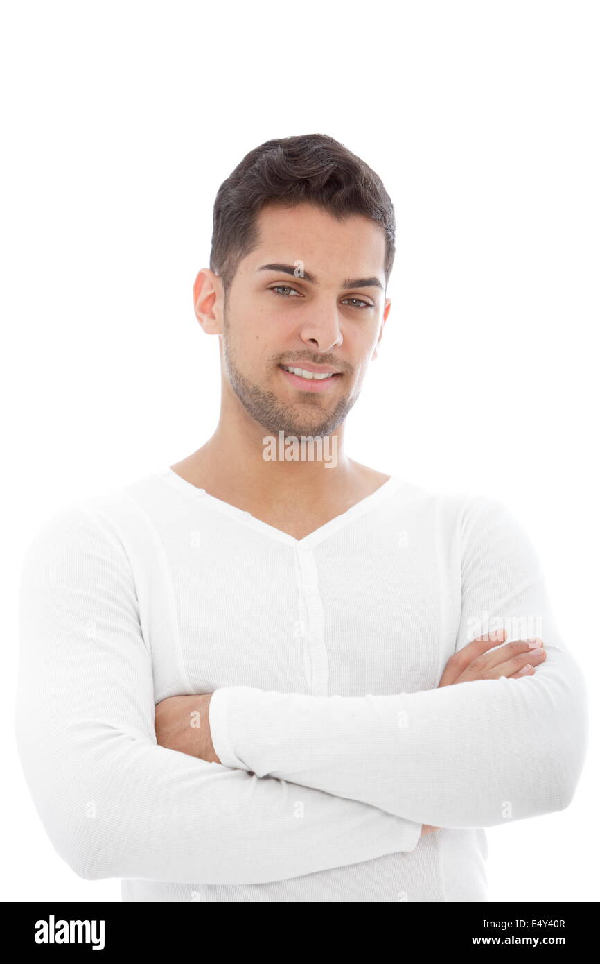 Beau male blanc musclé Banque de photographies et d’images à haute résolution - Alamy