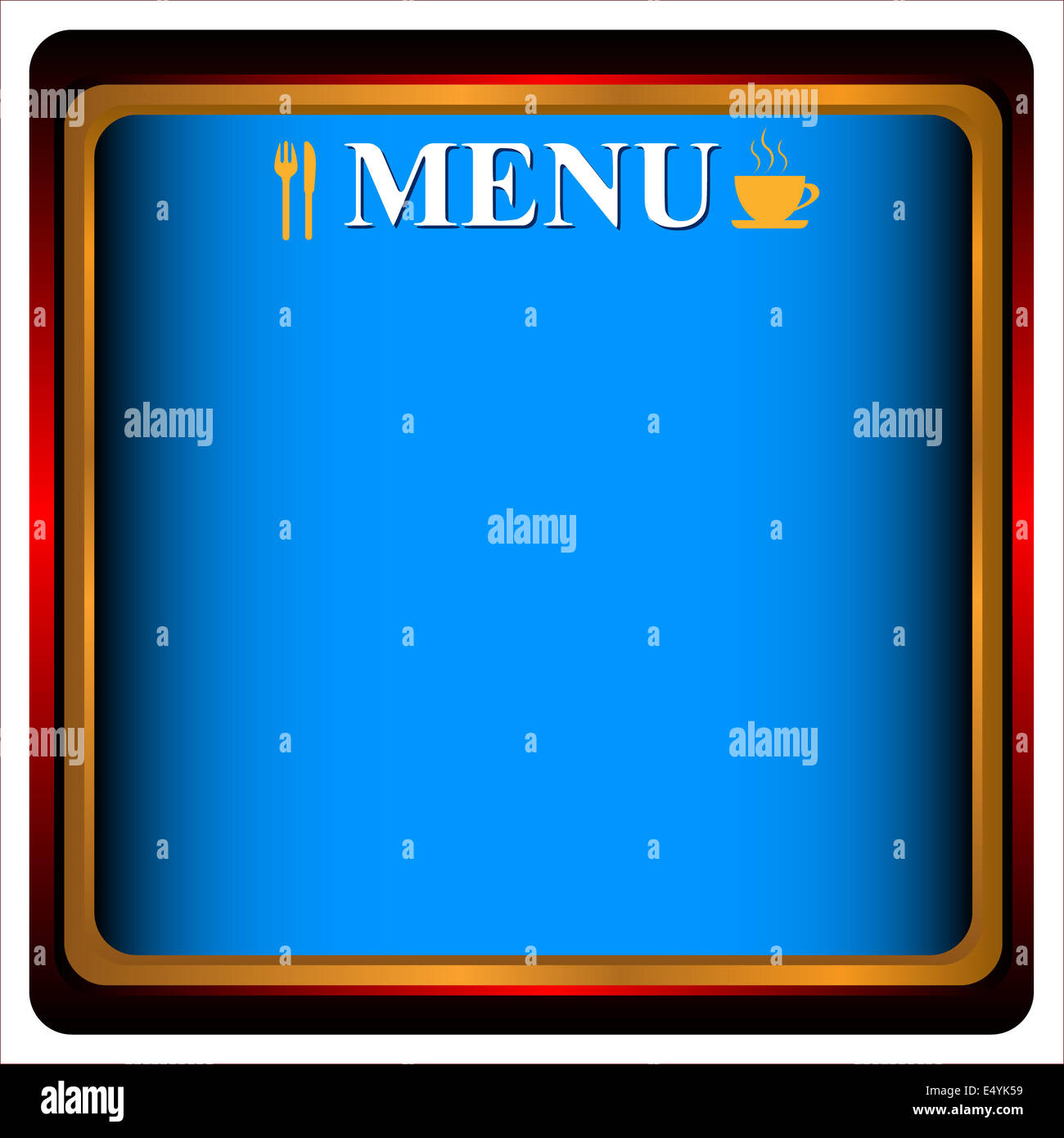 Fond de menu Banque de photographies et d’images à haute résolution - Alamy