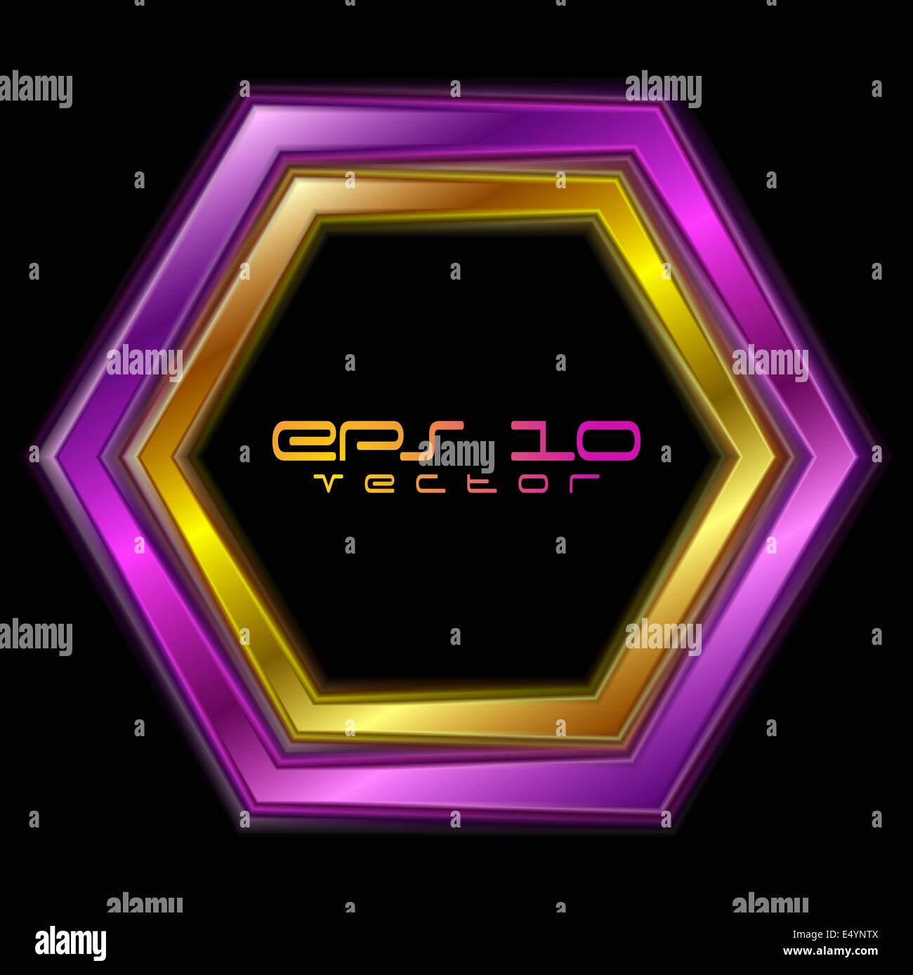 Hexagone lumineux Banque de photographies et d’images à haute ...