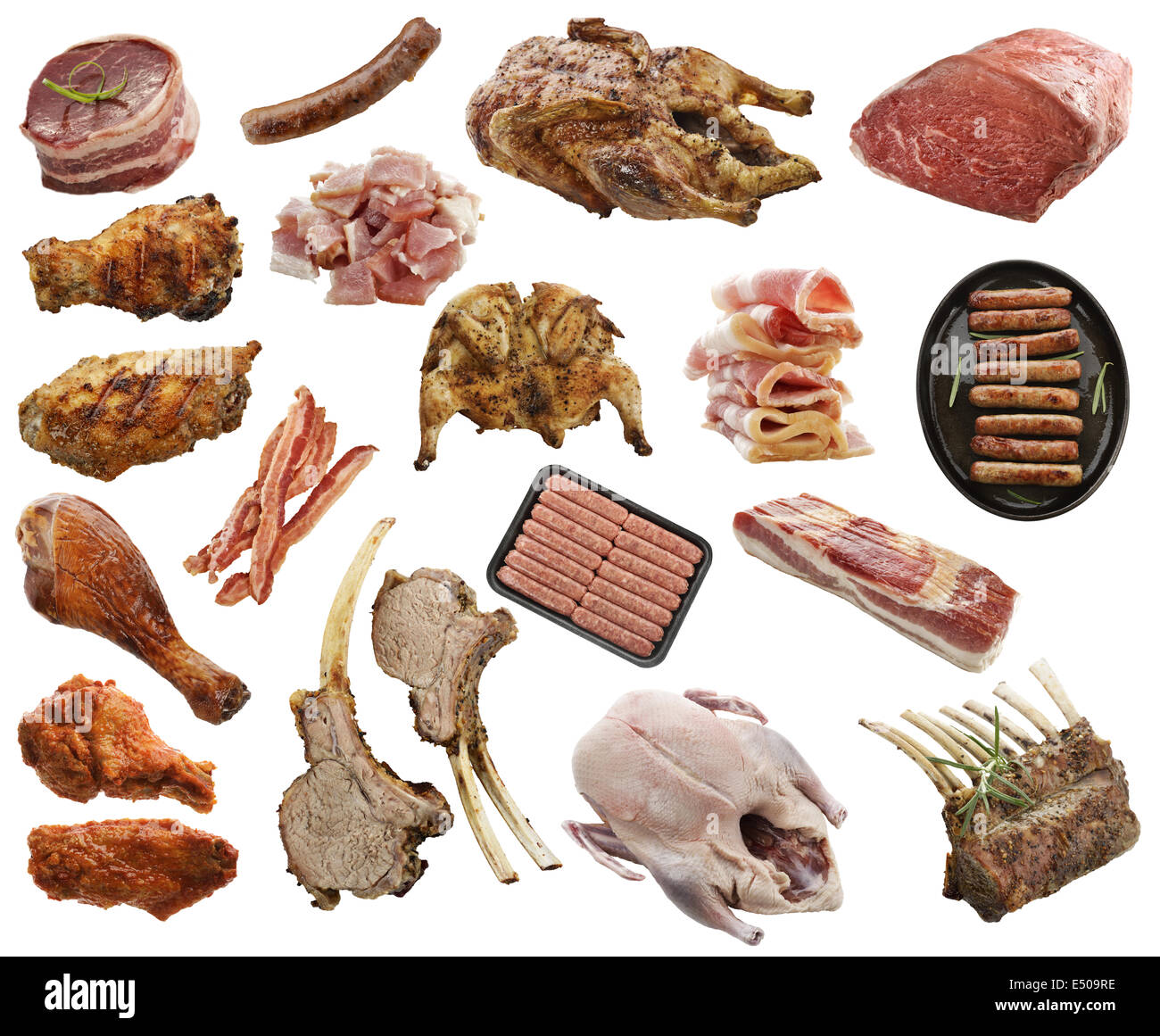 Produits à base de viande Banque de photographies et d’images à haute ...