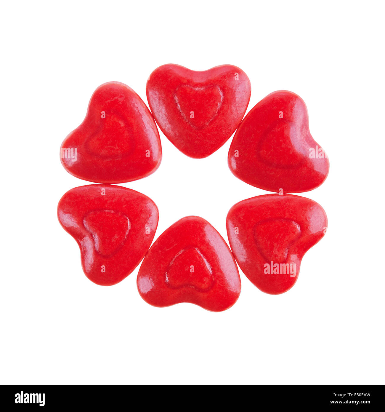 Petits coeurs rouges Banque de photographies et d’images à haute ...