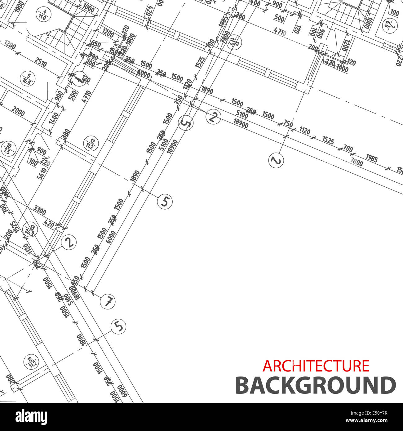 Plan architectural détaillé Banque de photographies et d’images à haute ...