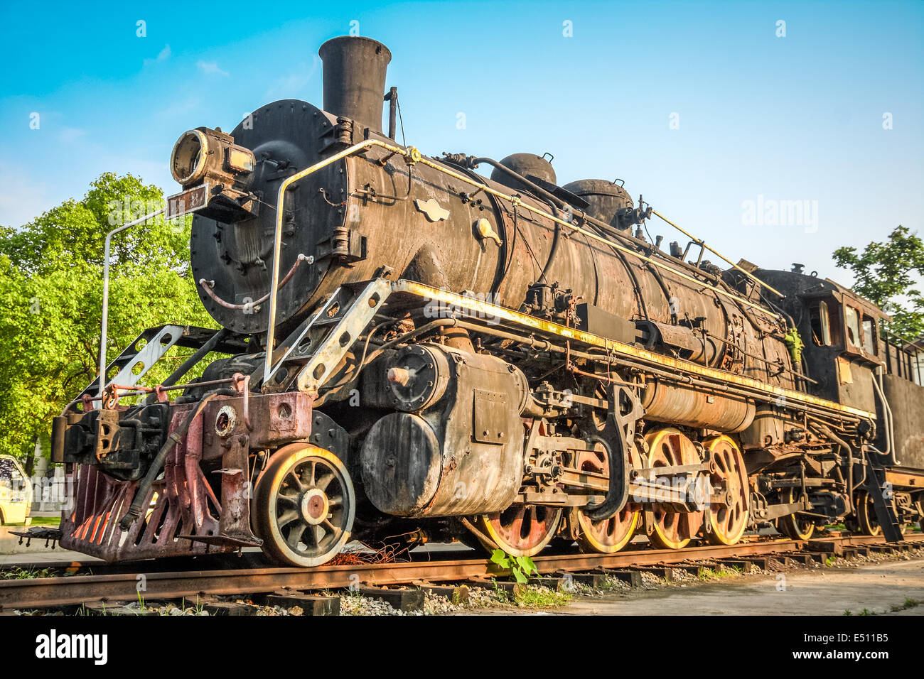 Vintage steam train Banque de photographies et d’images à haute ...