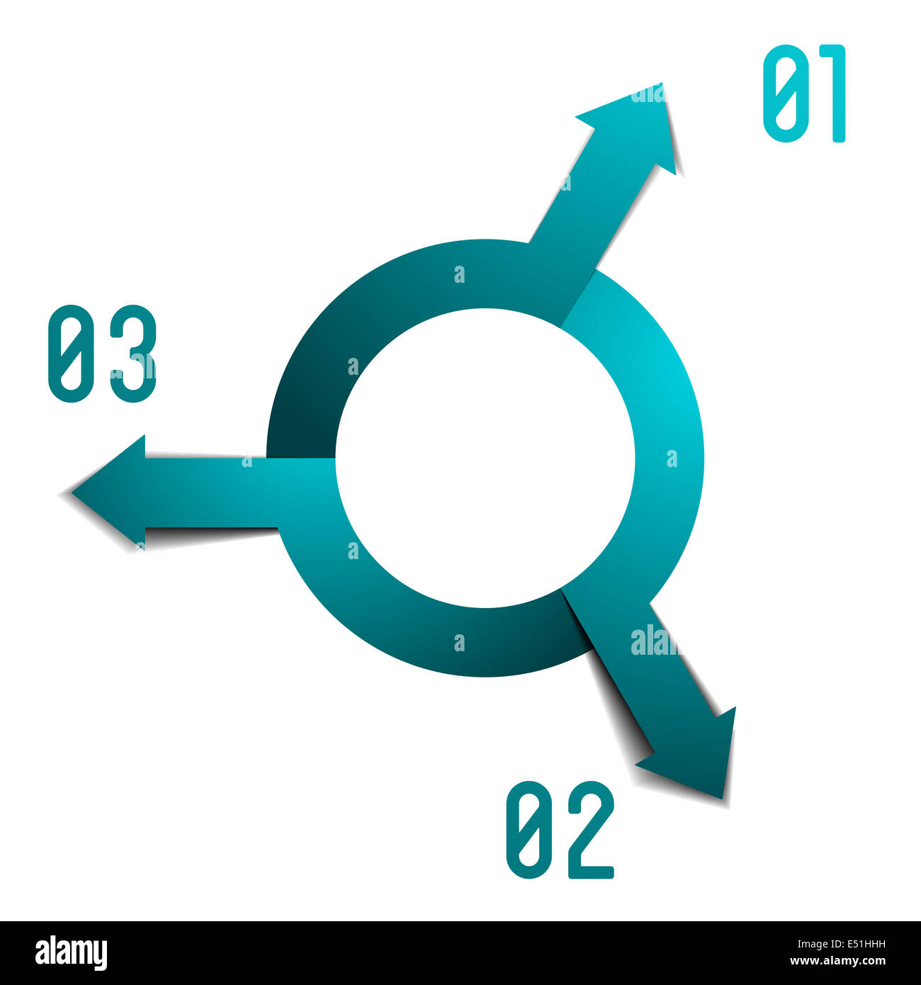 Infographie vectorielle cercle Banque d'images détourées - Alamy