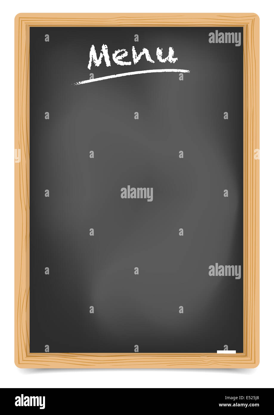 Tableau modèle de menu de restaurant Banque d'images détourées - Alamy