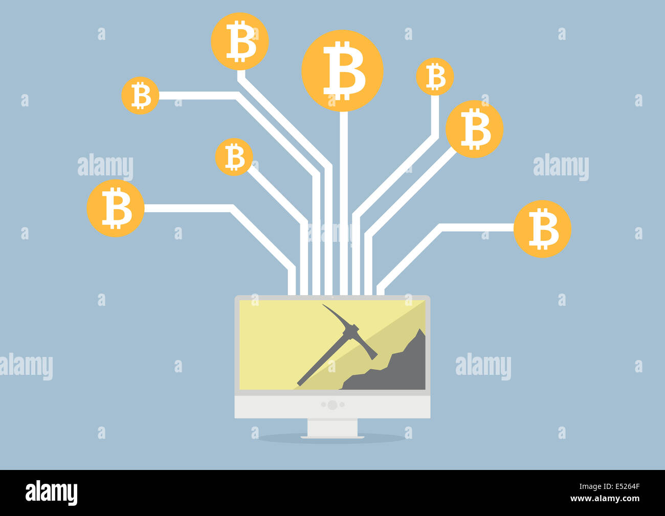 Mining of bitcoins Banque de photographies et d’images à haute ...