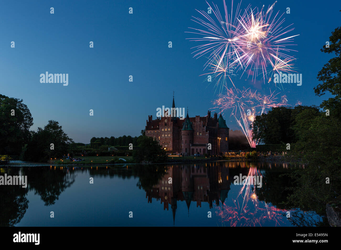 Egeskov castle Banque de photographies et d’images à haute résolution ...
