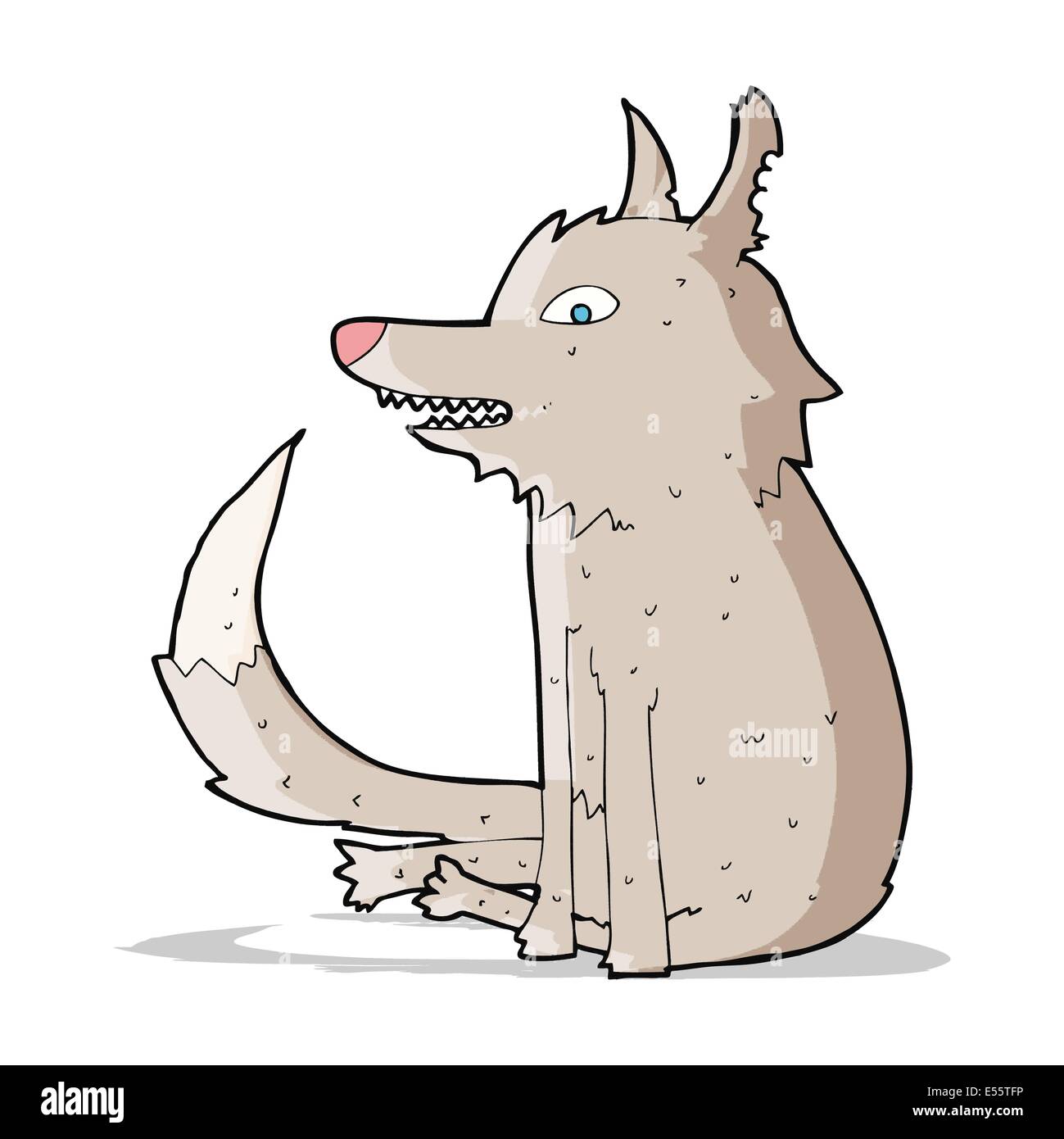 Loup assis Banque d'images vectorielles - Page 2 - Alamy