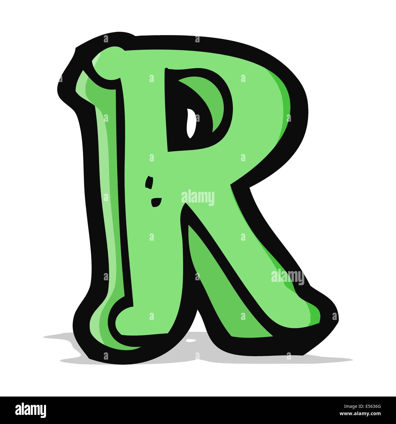 Cartoon Letter R Banque d'image et photos - Alamy