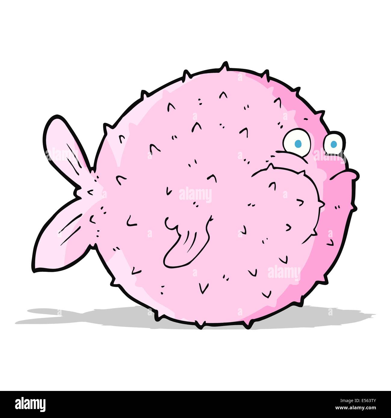 Cartoon puffer fish Banque d'images détourées - Alamy