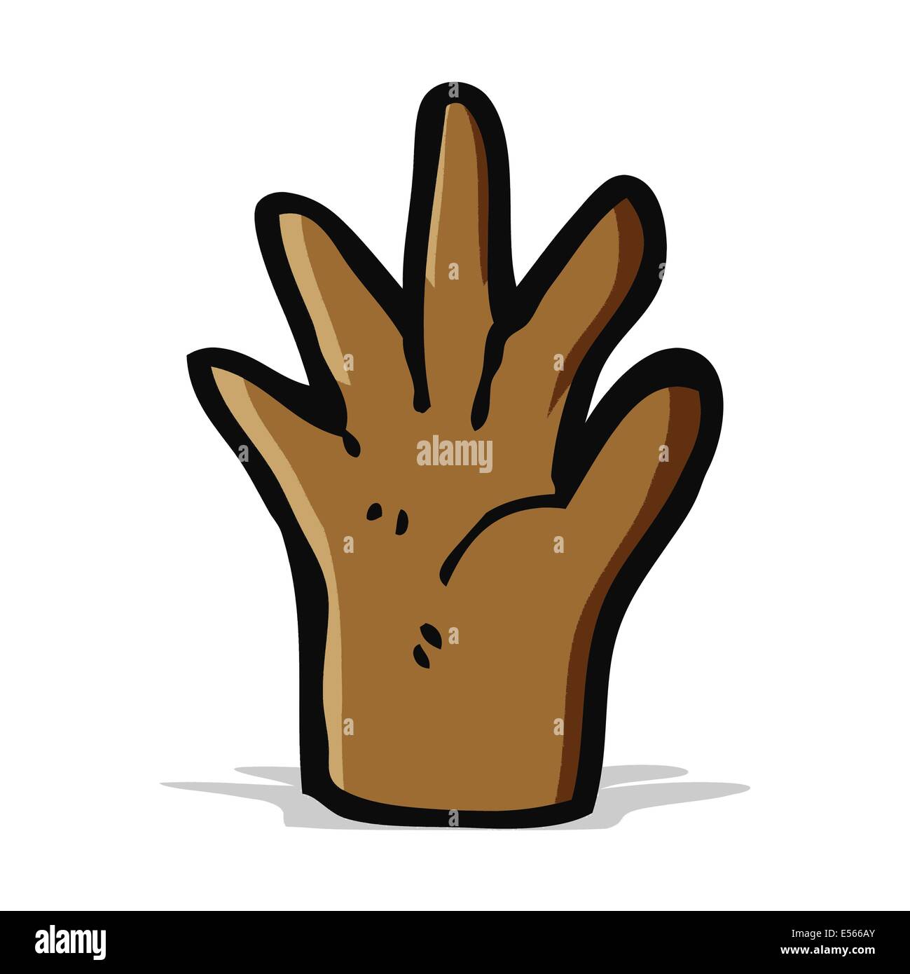 Cartoon symbole main Image Vectorielle Stock - Alamy