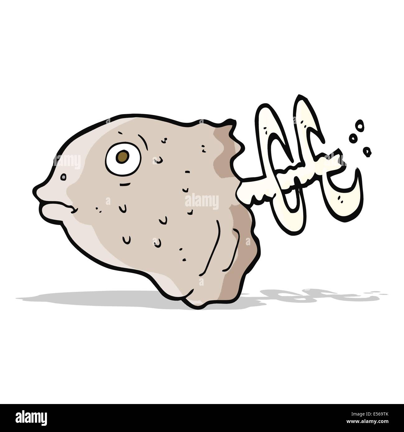 Tête de poisson dessin animé Image Vectorielle Stock - Alamy