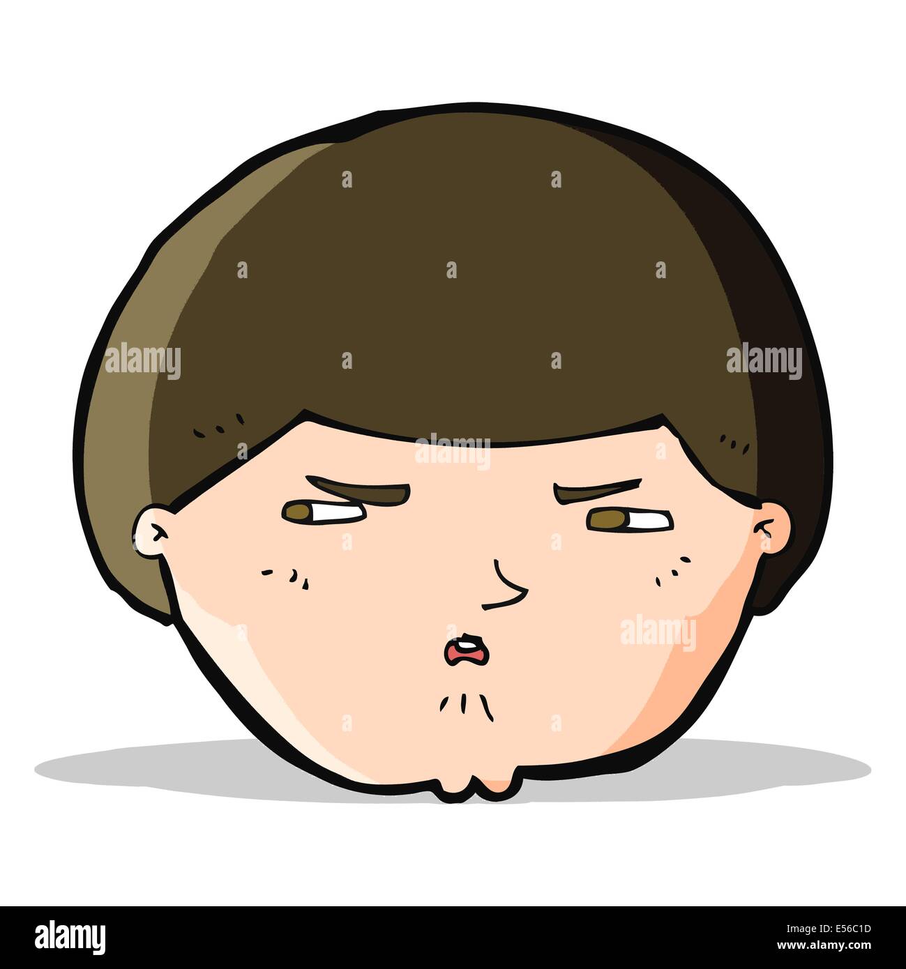Homme amer Banque d'images vectorielles - Alamy