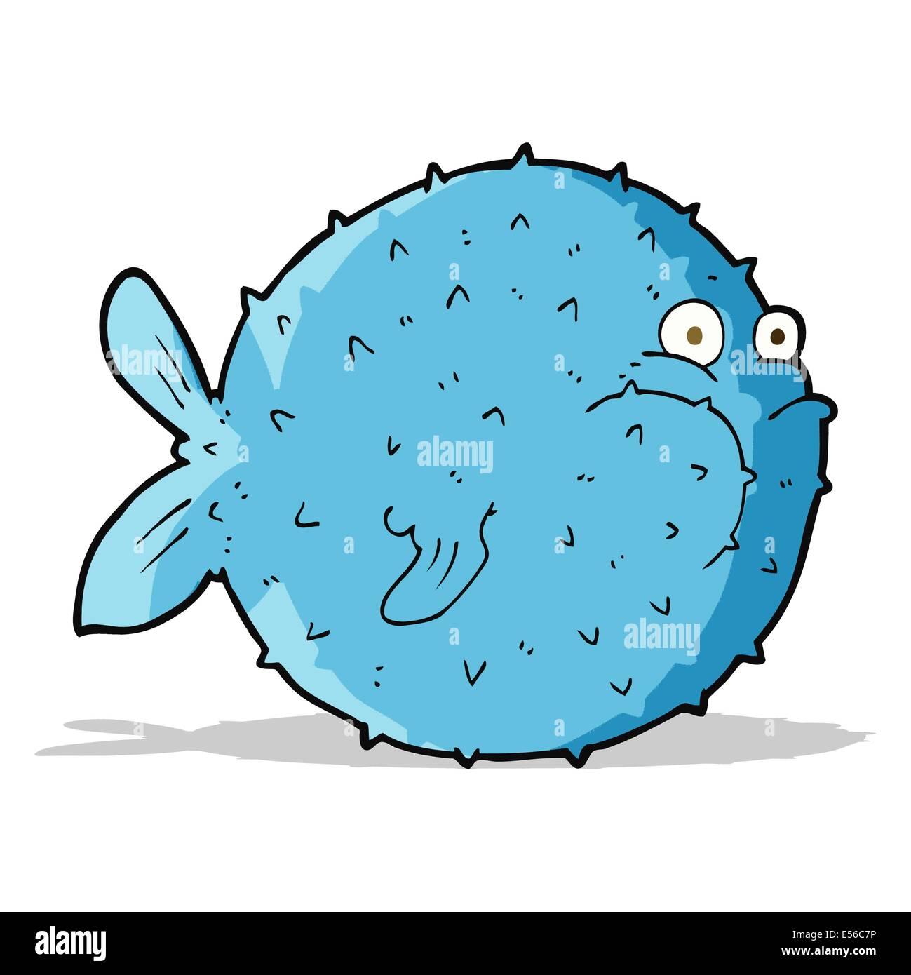 Cartoon puffer fish Banque d'images détourées - Alamy