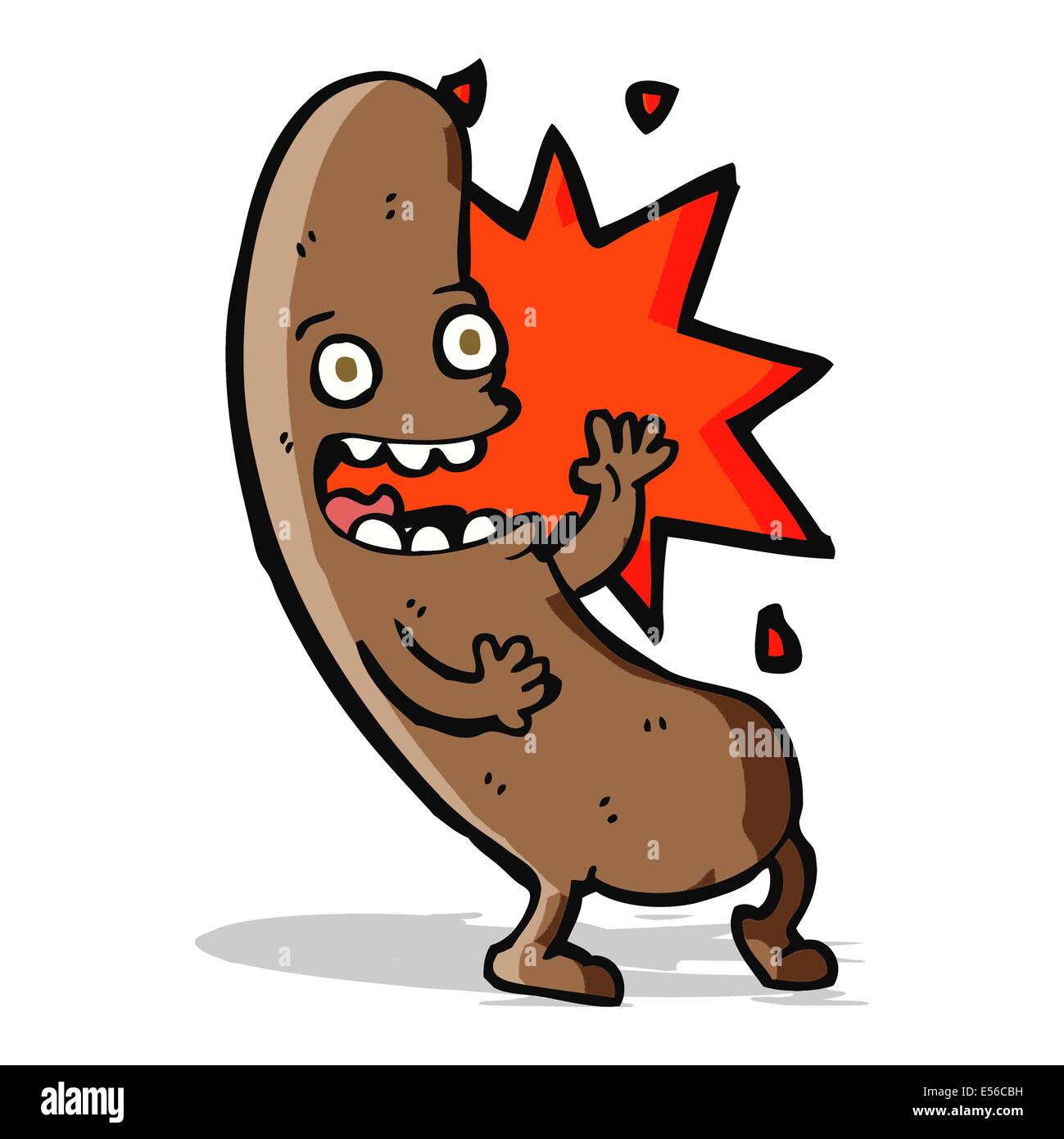Cartoon sausage Banque de photographies et d’images à haute résolution ...
