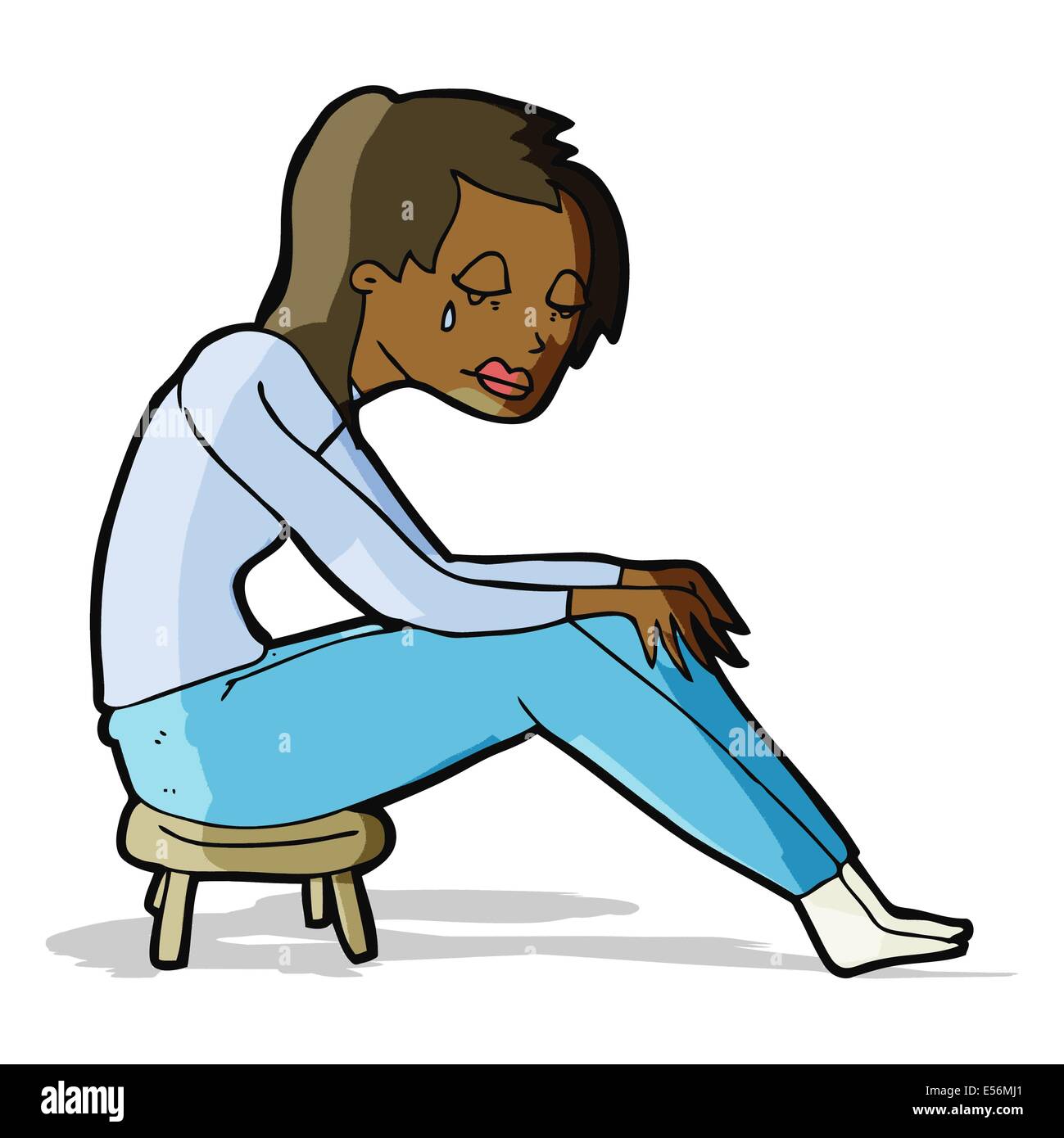 Dessin de femme qui pleure Banque d'images vectorielles - Page 2 - Alamy