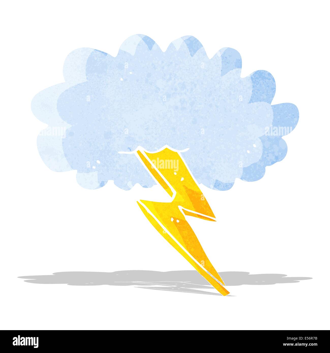 Cartoon lightning bolt Banque de photographies et d’images à haute ...