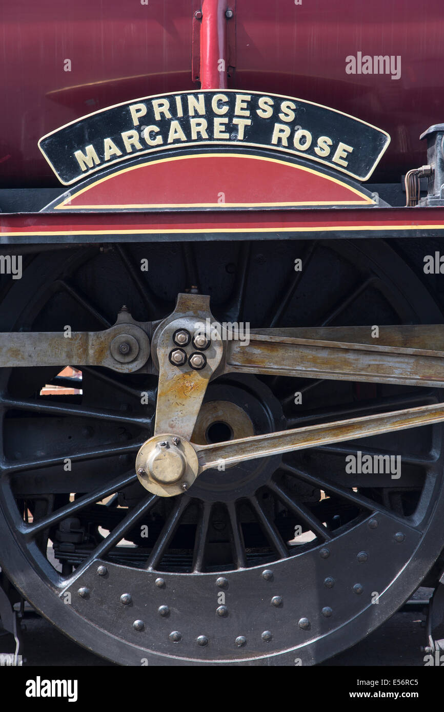 Bielle, roue et la plaque signalétique, la princesse Margaret Rose ...