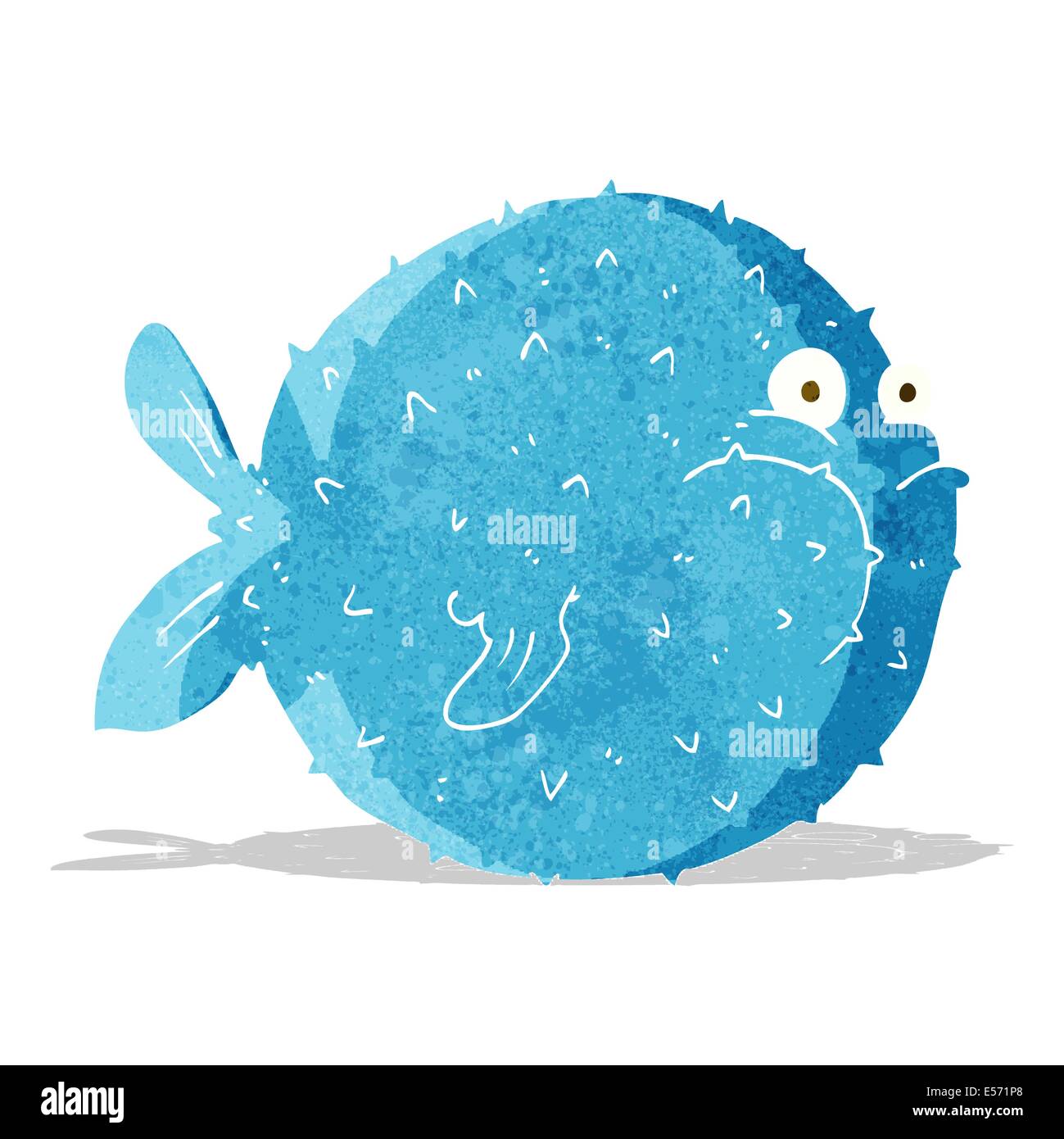 Cartoon puffer fish Banque d'images détourées - Alamy