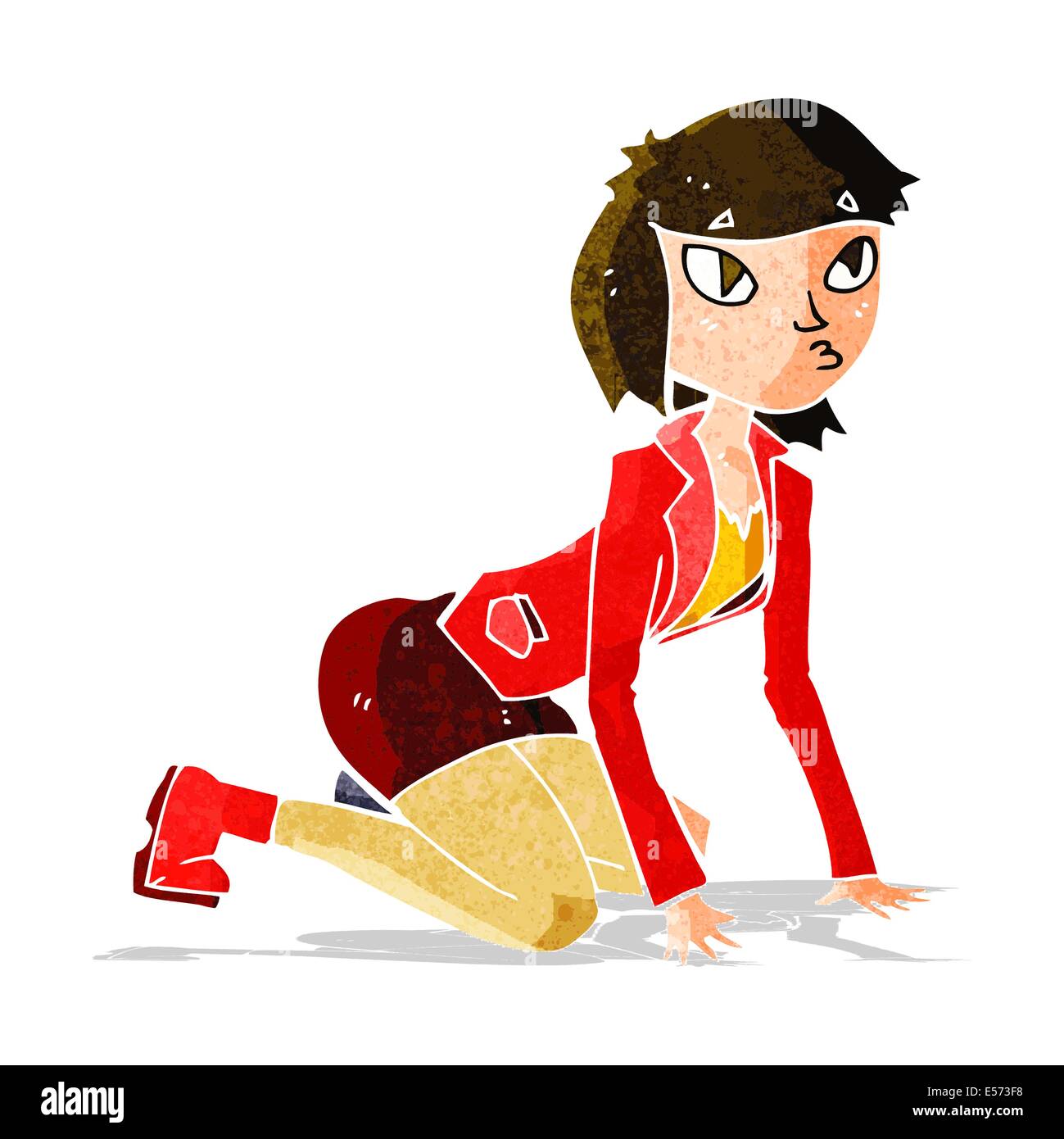 Les mains et les genoux Banque d'images vectorielles - Alamy