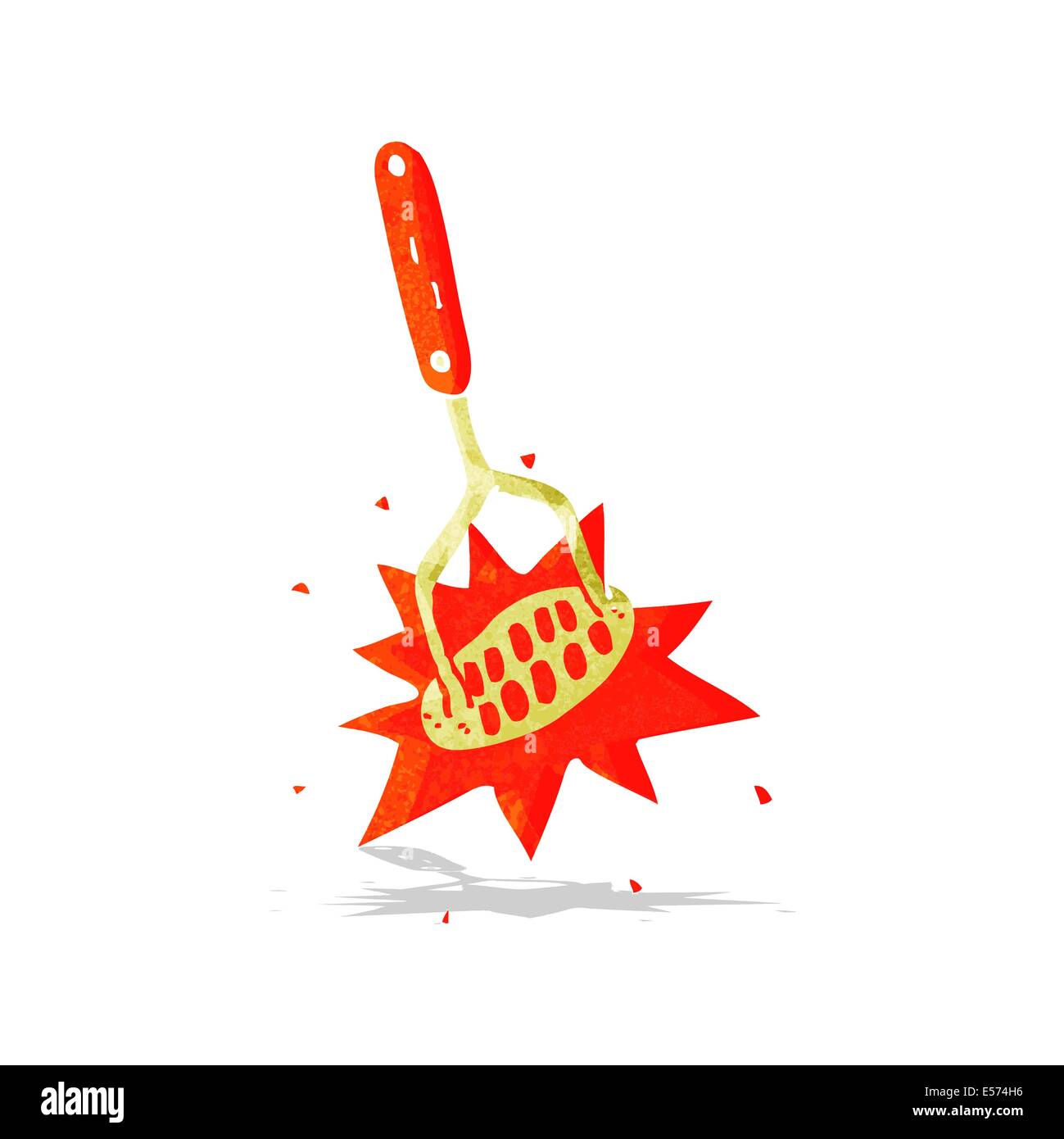 Cartoon pilon à pommes de terre Image Vectorielle Stock - Alamy